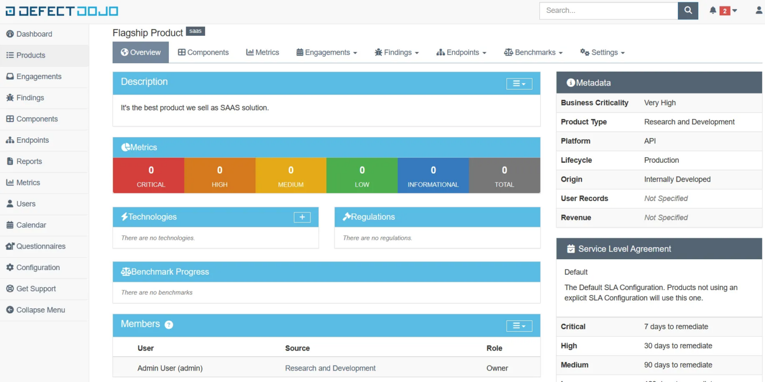 Vulnerability Management with DefectDojo | DevSec Blog Vulnerability Management with DefectDojo | DevSec Blog